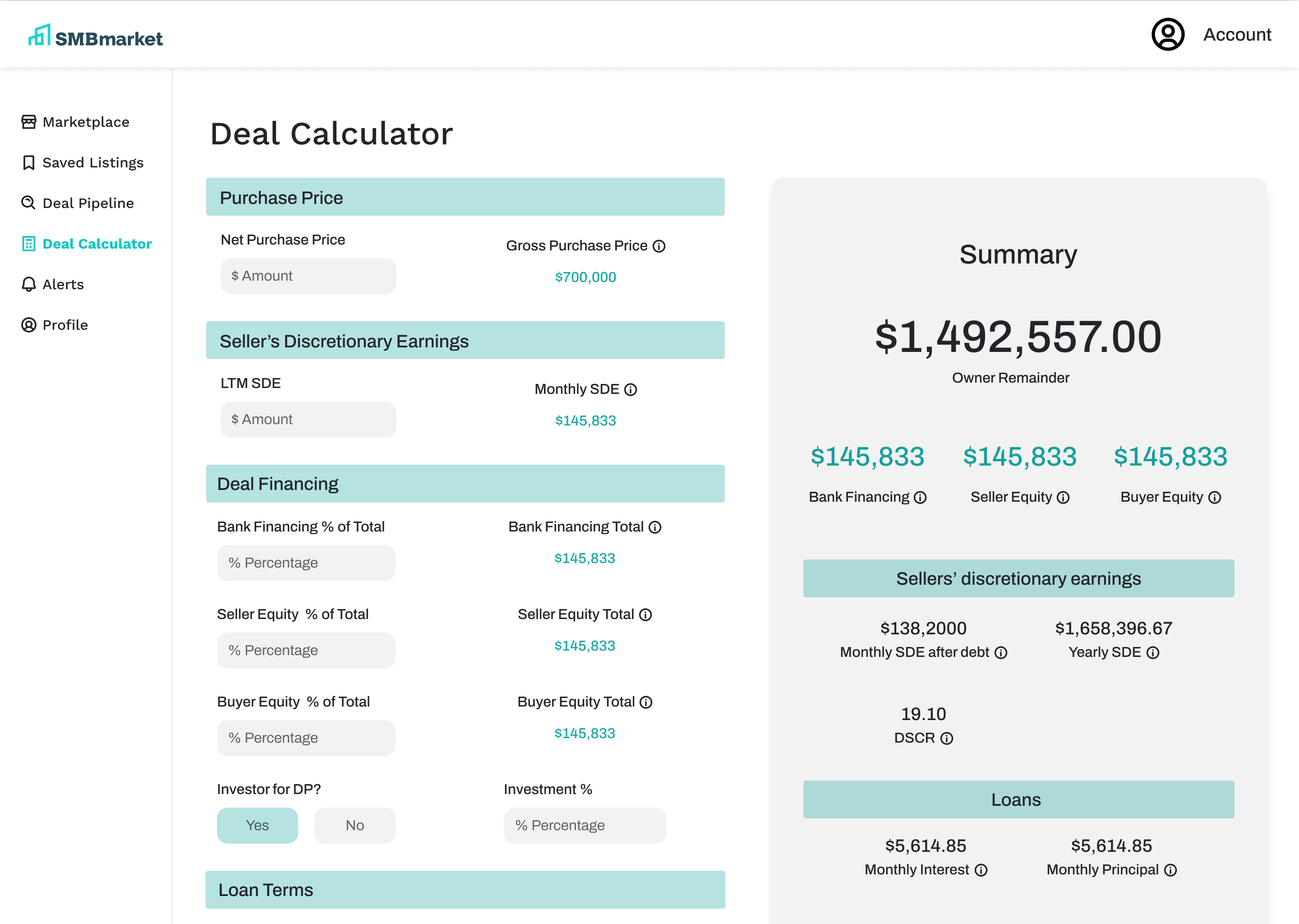 Search Deals | SMBmarket